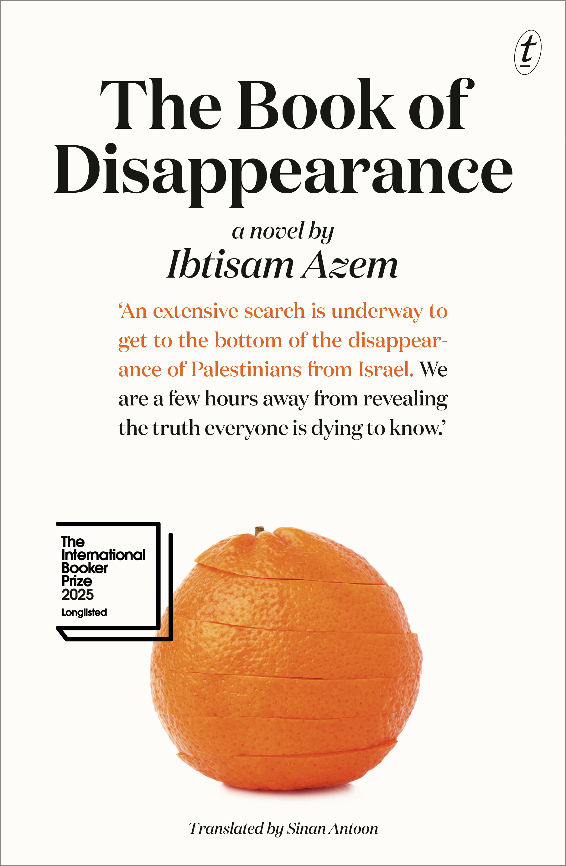 Text Publishing — The Book of Disappearance: Longlisted for the 2025